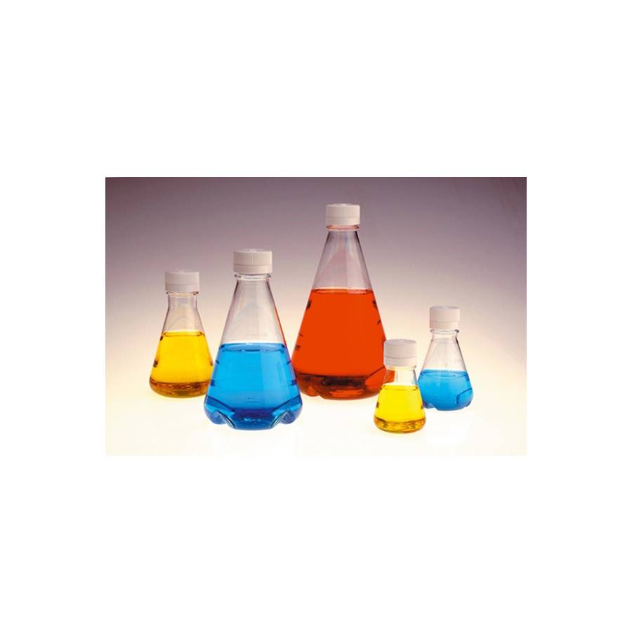 NALGENE ERLENMEYER FLASK 250 ML FLAT BOTTOM WITH WATERTIGHT CAP - OZYME ...