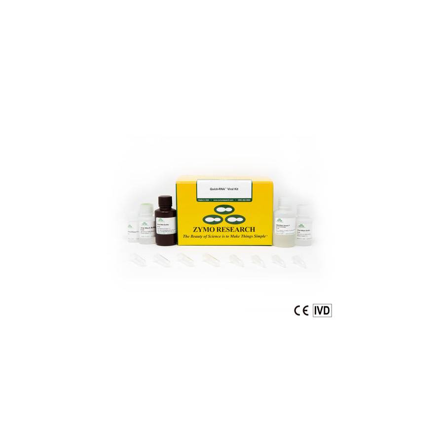 Quick-RNA Viral (ancienne désignation ZR Viral RNA Kit w/ Zymo-Spin IC Columns (Capped)) 50 preps